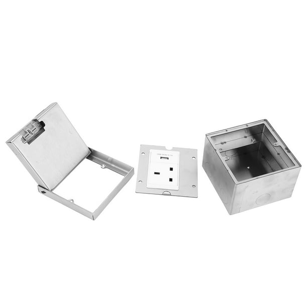 Recessed Floor Box Kit,Concealed Socket 3 Holes Floor Outlet Box ...