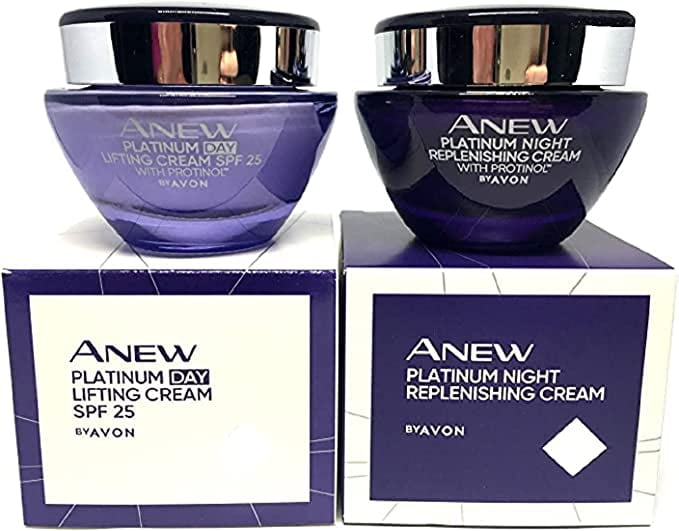 AVON Anew Platinum Day and Night Cream 1.7 OZ each pack of 2 - Walmart.com