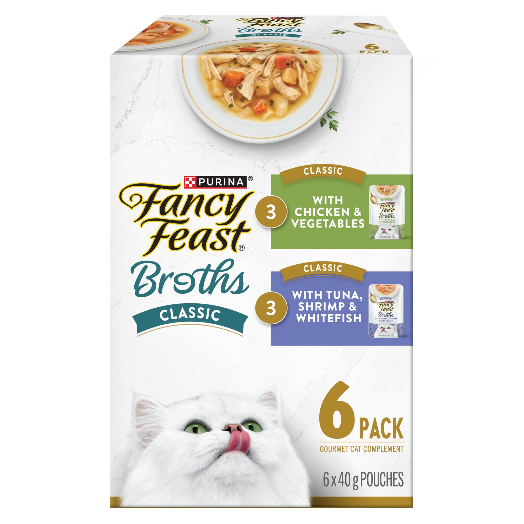 Click here for Fancy Feast Broths Classic Collection 6c Variety P... prices