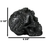 Gothic Black El Diablo Inferno Fire Tattoo Devil Hell Dragon Skull ...