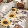 3'x5' Area Rugs, Sunflower Indoor Outdoor Area Rug for Living Room ...
