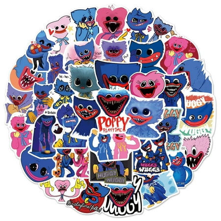 HEIBIN Huggy Wuggy Stickers, 52PCS Poppy Playtime Sticker Pack, Plush ...