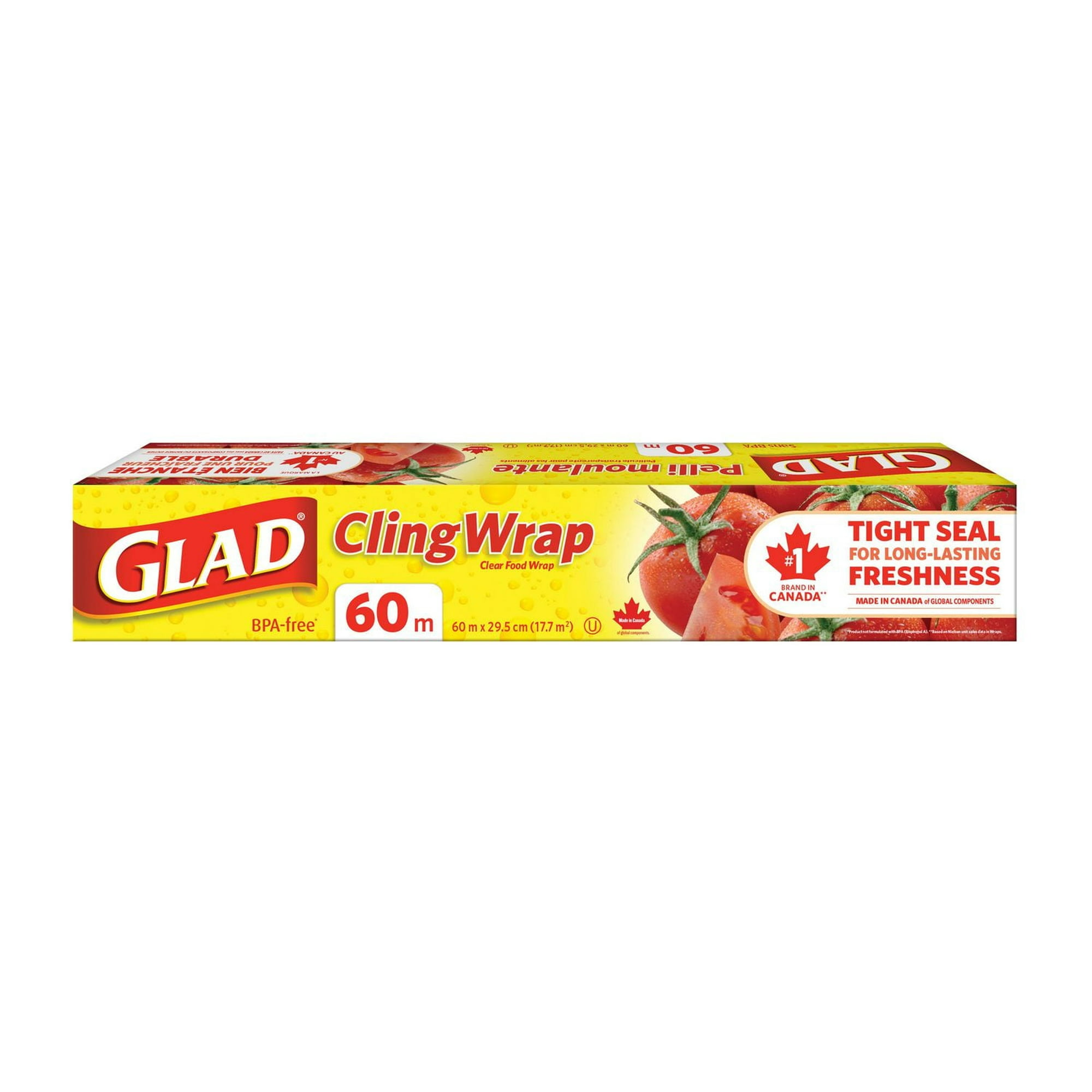 Click here for Glad Clingwrap Plastic Wrap 60 Sq Ft prices