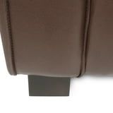 Noble House Denison Faux Leather 3 Piece Club Chair and Sofa Set, Dark ...