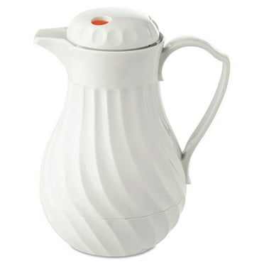 Hormel, HOR4022, Insulated White Swirl Carafe, 1 Each, White - Walmart.com