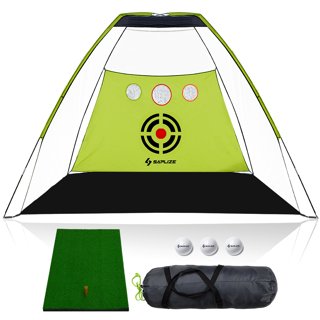 Athletic Works Pop-up Golf Chipping Net - 3 Target Pockets - Walmart.com