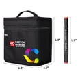 Art Markers Set - 40 Dual-Tip Coloring Pens with Vibrant, Blendable Ink ...
