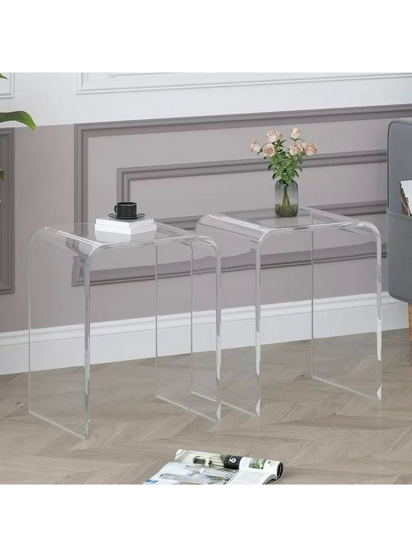 Acrylic End Tables in End Tables - Walmart.com