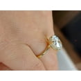 3Ct moissanite Oval Cut Engagement Ring brilliant cut Oval 11*7mm ...