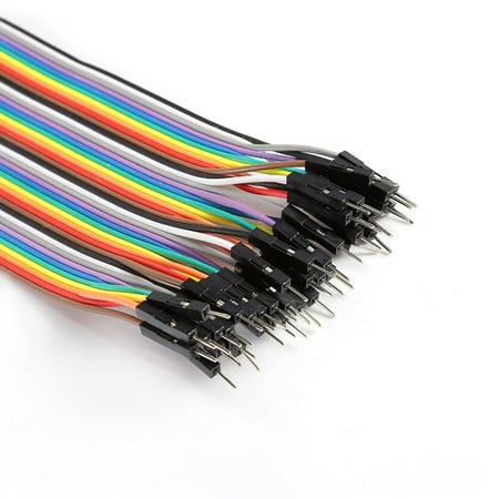 Male To Male Wire Multicolored Ribbon Cables Male To Male Detachable ...