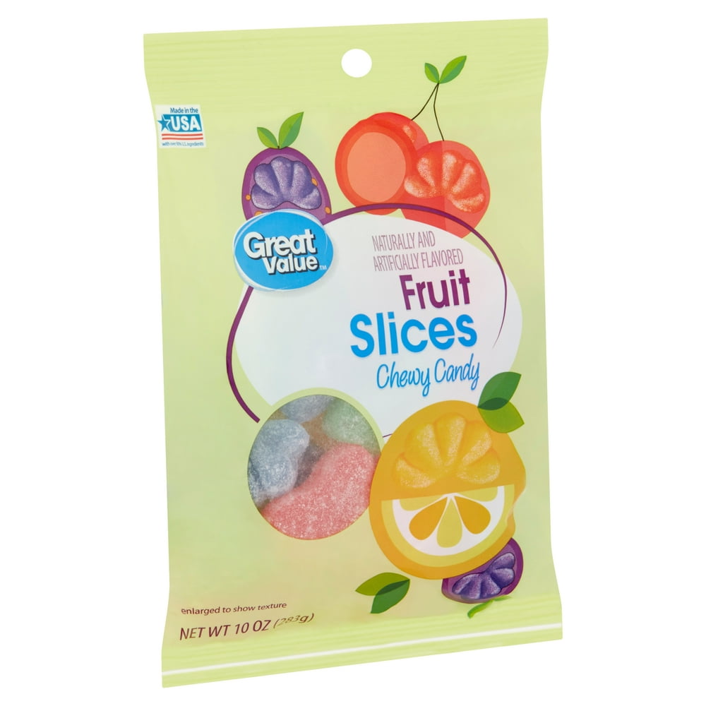 Great Value Fruit Slices Chewy Candy, 10 oz - Walmart.com - Walmart.com