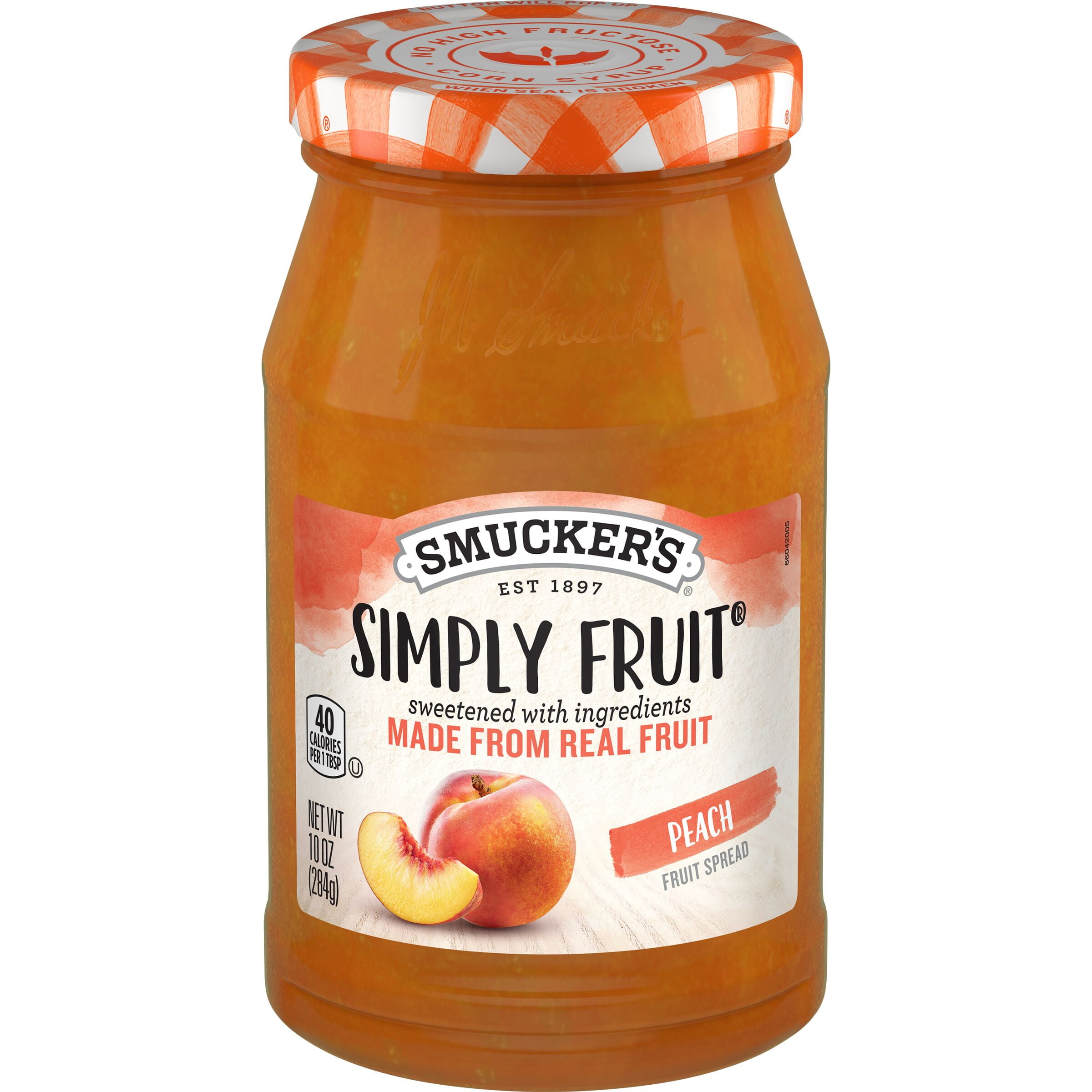 Smucker's Simply Fruit Peach Fruit Spread, 10 Ounces - Walmart.com