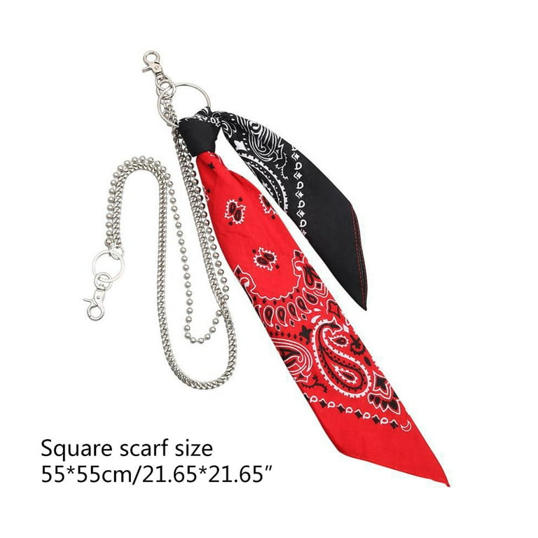 WINDLAND Harajuku Hip Hop Paisley Biker Bandana with Double WINDLAND Harajuku Hip Hop Paisley Biker Bandana with Double