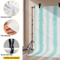 Abstract Teal Stripes Backdrops for Photography, Rustic Green Denim ...