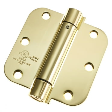 Adjustable Spring Hinges, 4" X 4" with 5/8" Radius in Oil Rubbed Bronze ...
