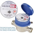 1.5 Nominal Rate Vertical Horizontal Water Meter 1/2 Inch Plastic Cover ...