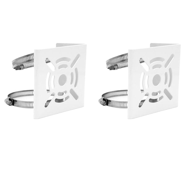 2X Universal Vertical Pole Mount Adapter, with 4 , Wall Mounting Loop ...