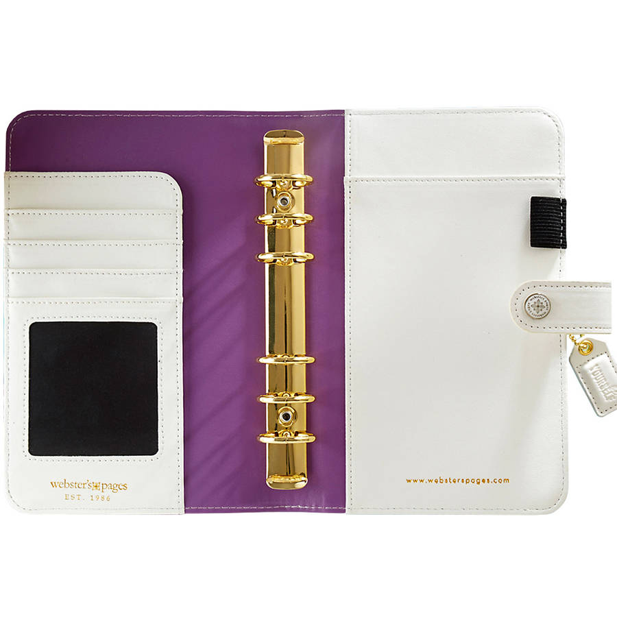 Color Crush A2 Faux Leather Personal Planner, 6-Ring Binder - Walmart.com