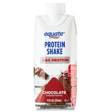 Equate Max Protein Nutrition Shake, Chocolate Flavored, Liquid, 11 fl ...