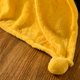 Mainstays Oversized Plush Throw with Poms, Sunray Yellow, 50"x70 ...
