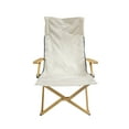 Mainstays Hard Arm Resort Fabric Chair with Carry Bag, Tan, 2 Pack ...