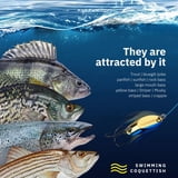 THKFISH Fishing Lures Trout Spoons for Pike Bass Crappie Walleye Color ...