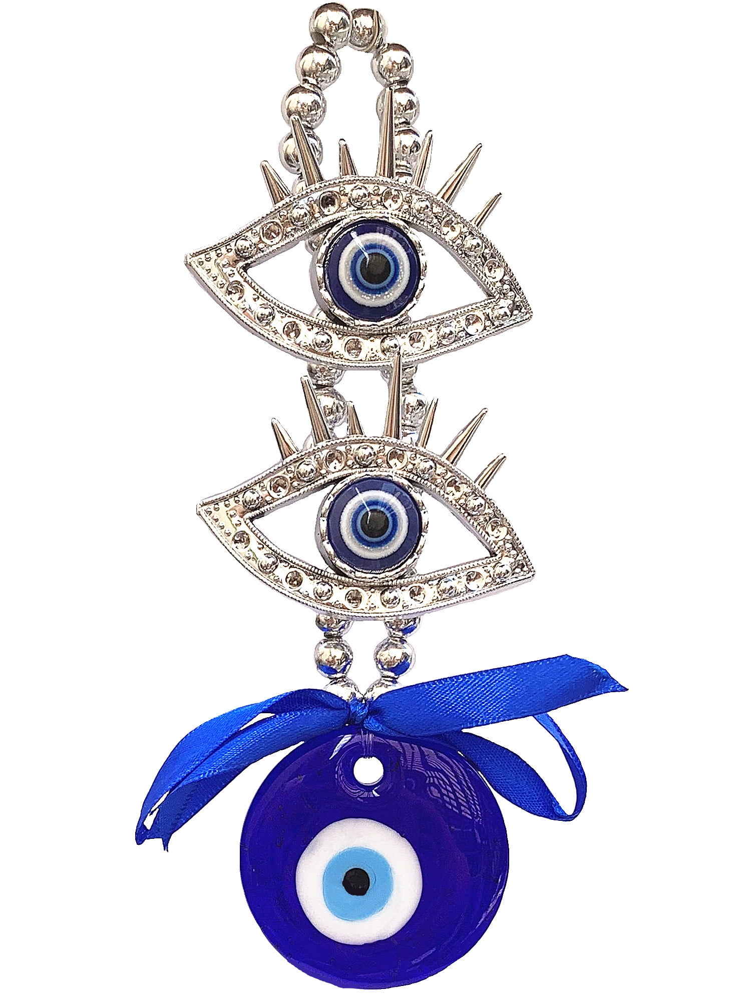 Turkish Blue Evil Eye Wall Or Car Hanging Amulet Ornament for Blessing ...