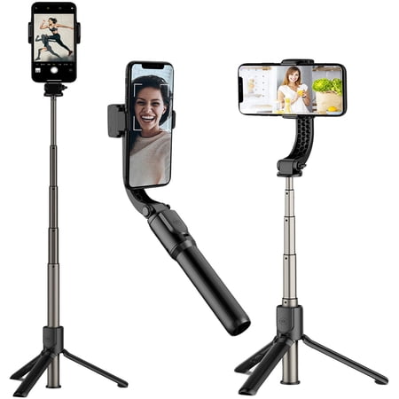 Gimbal Stabilizer for Smartphone, AIMTYD Selfie Stick Tripod with ...