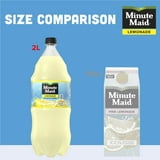 Minute Maid Lemonade 2 Liter Bottle with Real Fruit Juice and Natural ...