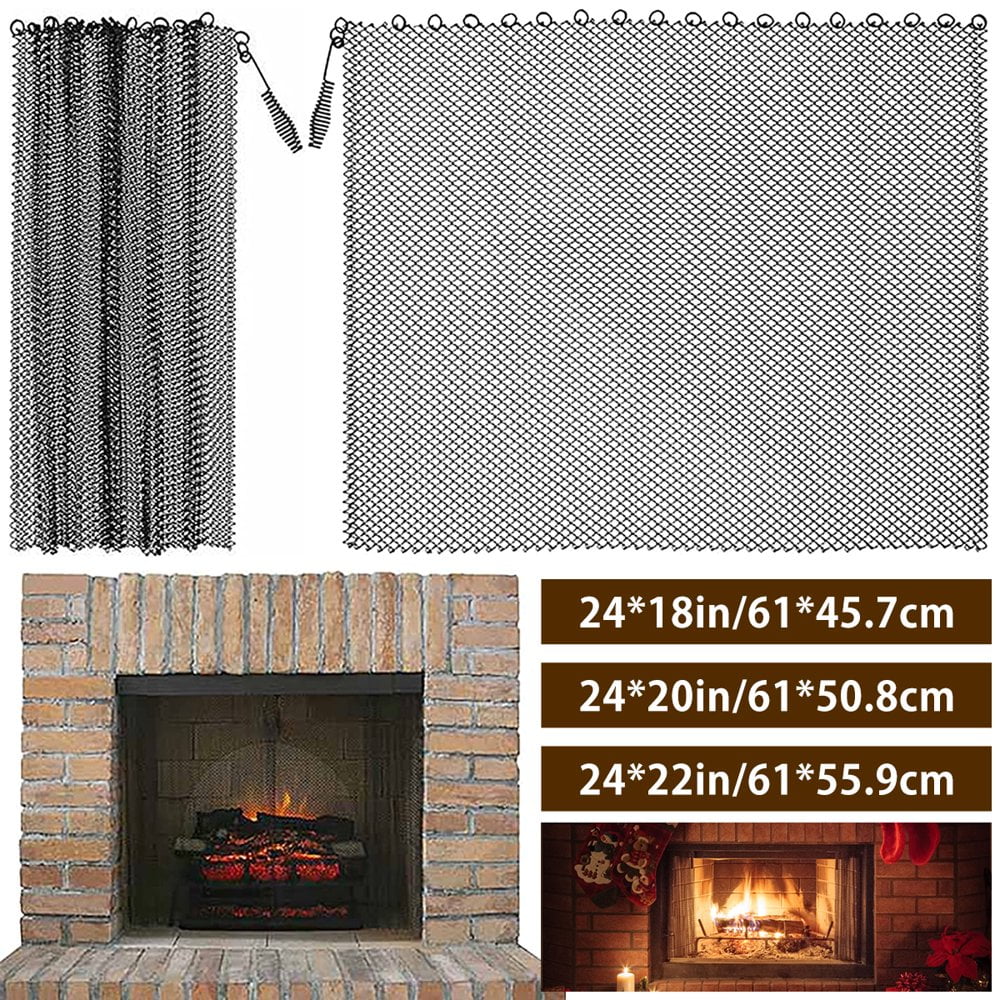 Click here for Dutchman 2pcs Fireplace Mesh Screen Curtain Heat R... prices