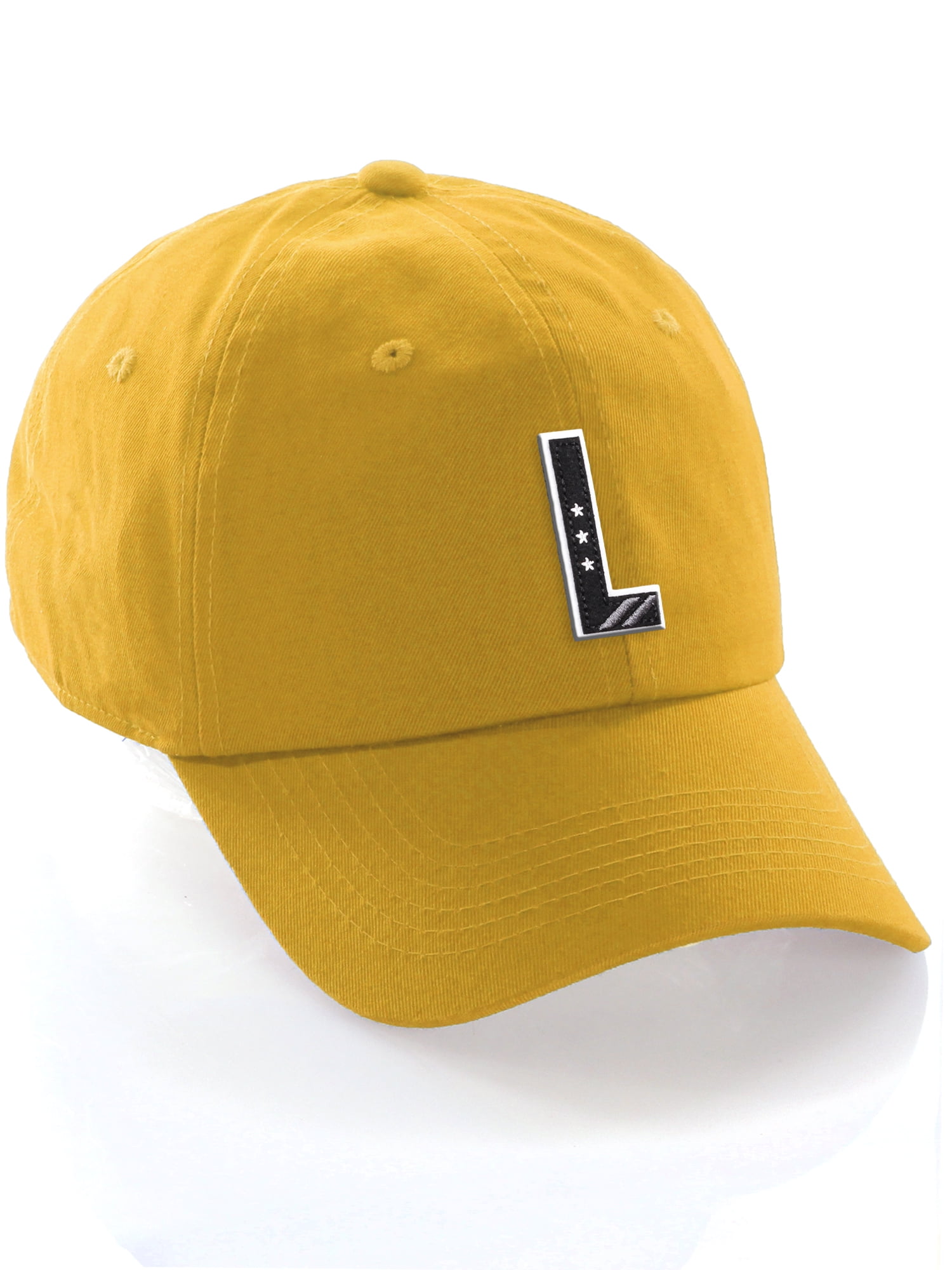 Daxton 3D Custom Alphabet AZ Letter Numbers Initial Baseball Dad Hat ...