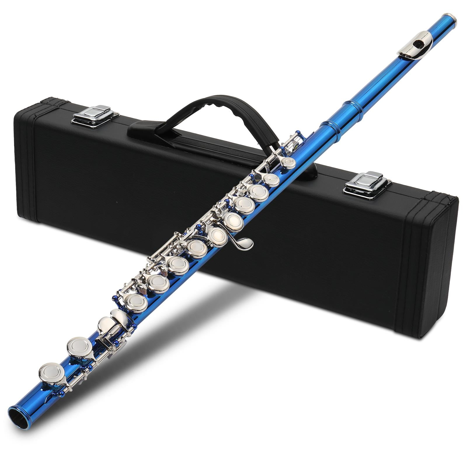 Zimtown 16 Hole C Flute for Student Beginner School Band with Case ...