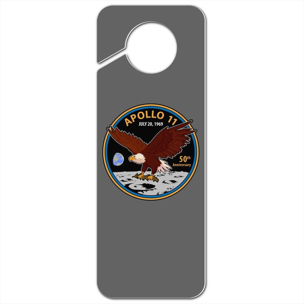 NASA Apollo 11 50th Anniversary Patch with Eagle on The Moon Plastic ...