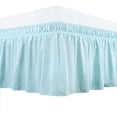 Bed Skirt - Wrap Around Bed Skirts Elastic Dust Ruffles, Easy Fit ...