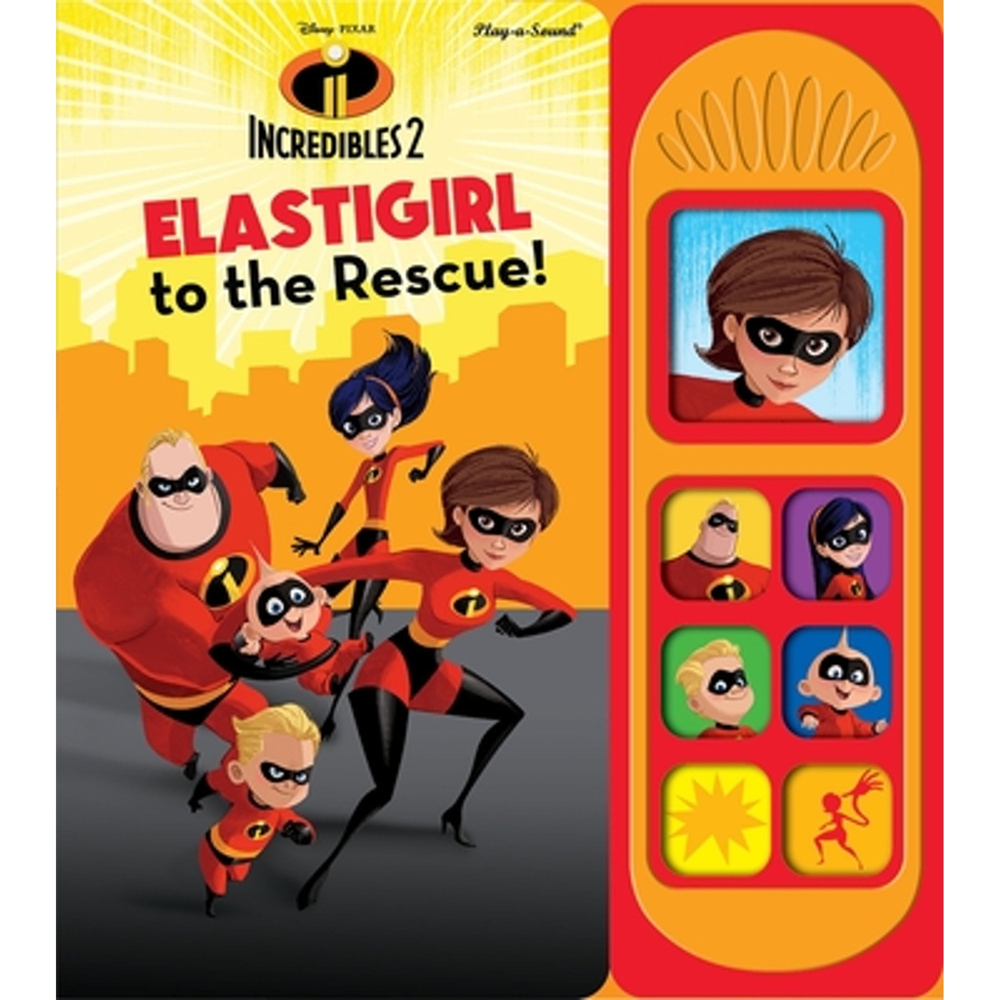 Pre-Owned Disney Pixar - Incredibles 2 Little Sound Book - Play-a-Sound ...