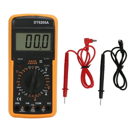 DT9205A Multimeter Digital Universal Meter with Overload Protection ...