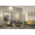 Caroline 14" Queen Platform Bed Frame, No Headboard, Modern, Solid Wood ...