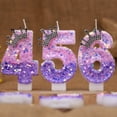 Birthday Candle Number Candle Crown Princess Cake Decoration Candle for ...