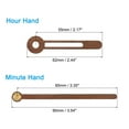 Uxcell Clock Hands Kit, 3 Set Wooden Clock Mechanism Movement Wall ...