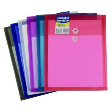 Smead Poly Envelope, 1-1/4" Expansion, String-Tie Closure, Side Load ...