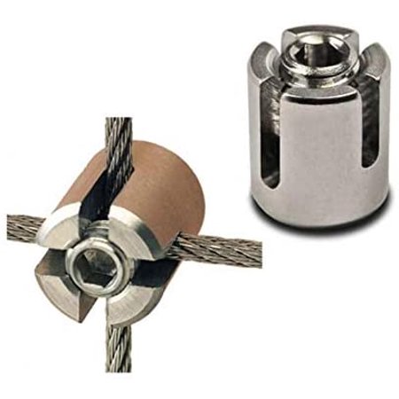 Stainless Steel Cable Tie, 4 Cross Clips in 8mm Wire Mesh for Fixing ...