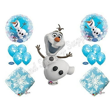 NEW!! OLAF SNOWFLAKES Balloons Birthday party Decoration Supplies ...