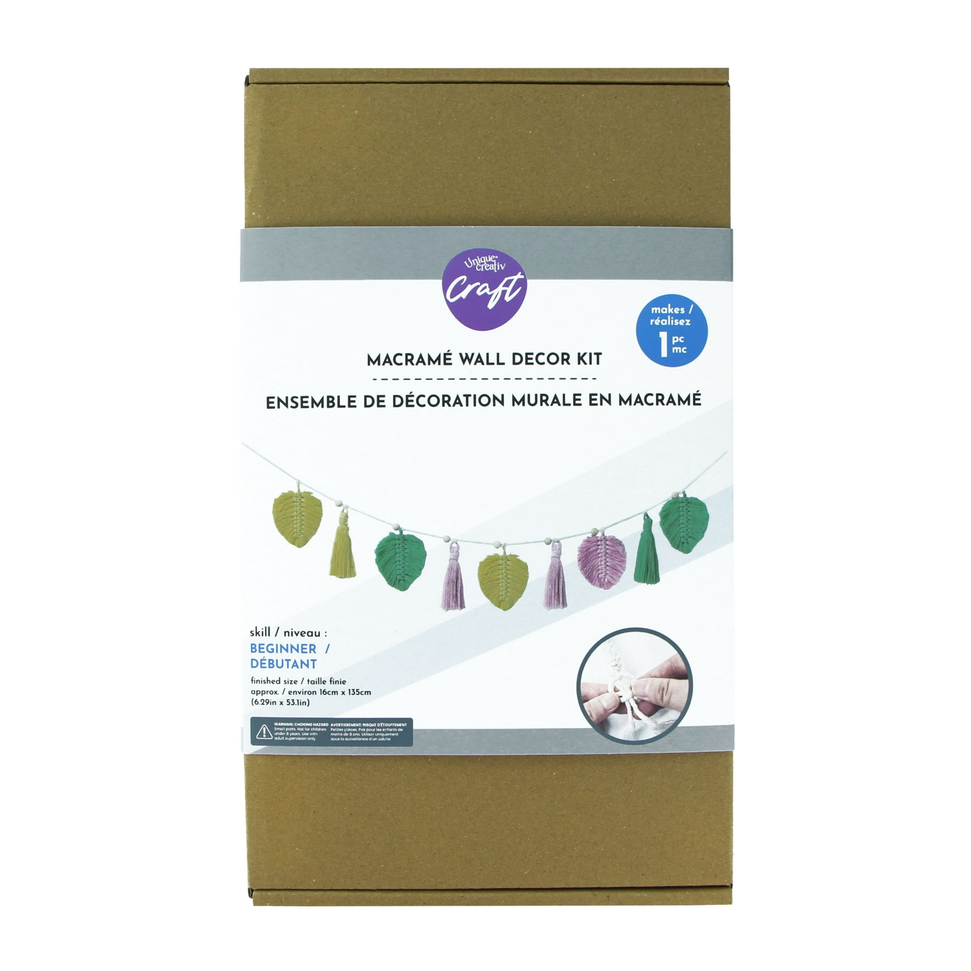 Click here for Unique Creativ Craft Macramé Wall Décor Kit - Garl... prices