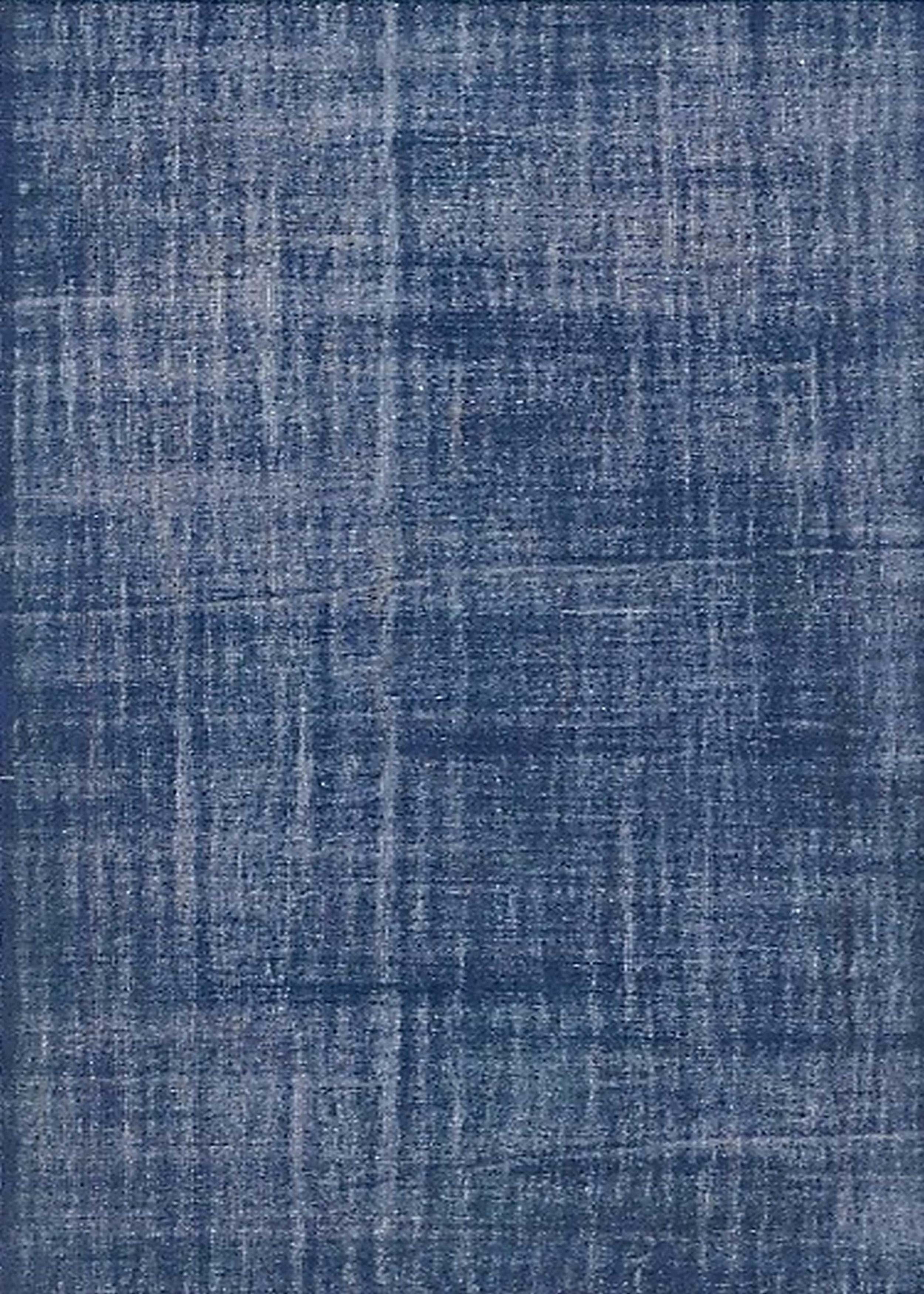 Ahgly Company Indoor Rectangle Mid-Century Modern Blue Persian Area ...