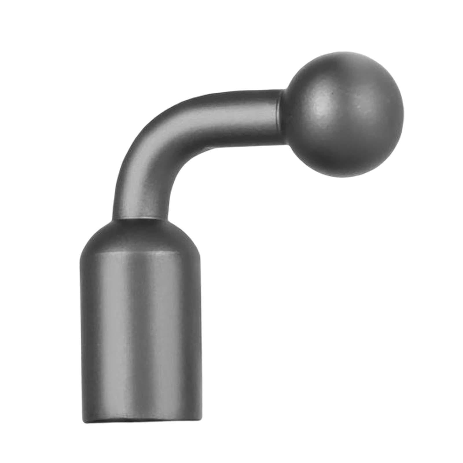 1/4 inch to 17mm Ball Vertical Mount Adapter Black Color Swivel Ball ...