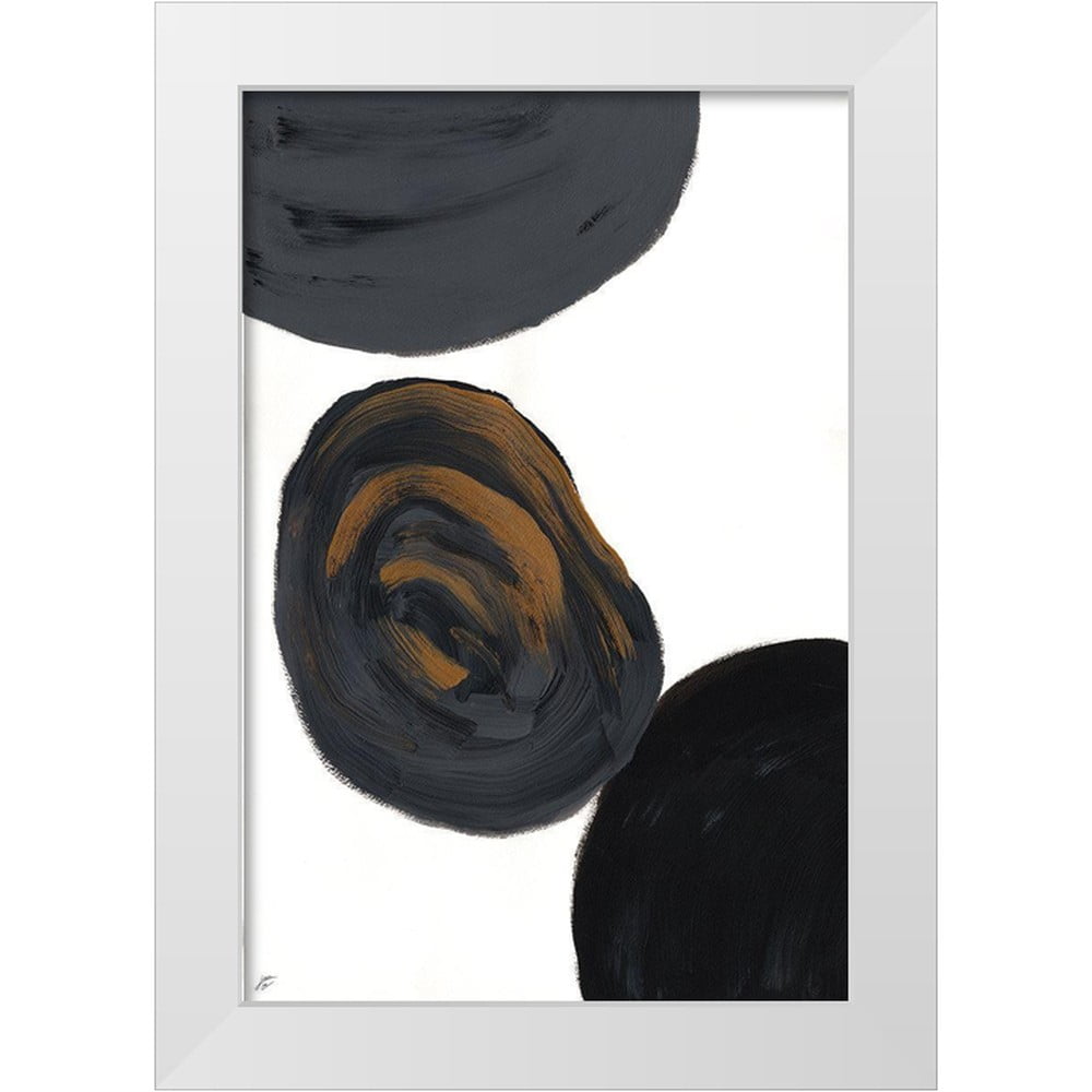 Lee, Judson 17x24 White Modern Wood Framed Museum Art Print Titled - Gold and Gray IV - Walmart.com