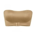 APEXFWDT Women's Strapless Front Closure Bra Comfort Wireless Bras ...
