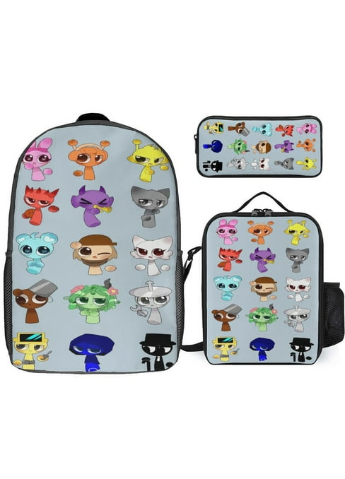 3PCS The Hunger Games Backpack Set with Lunch Box And Pencil Case 3D ...