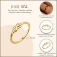 10K Yellow Gold Love Knot Ring (Size 12) - Walmart.com