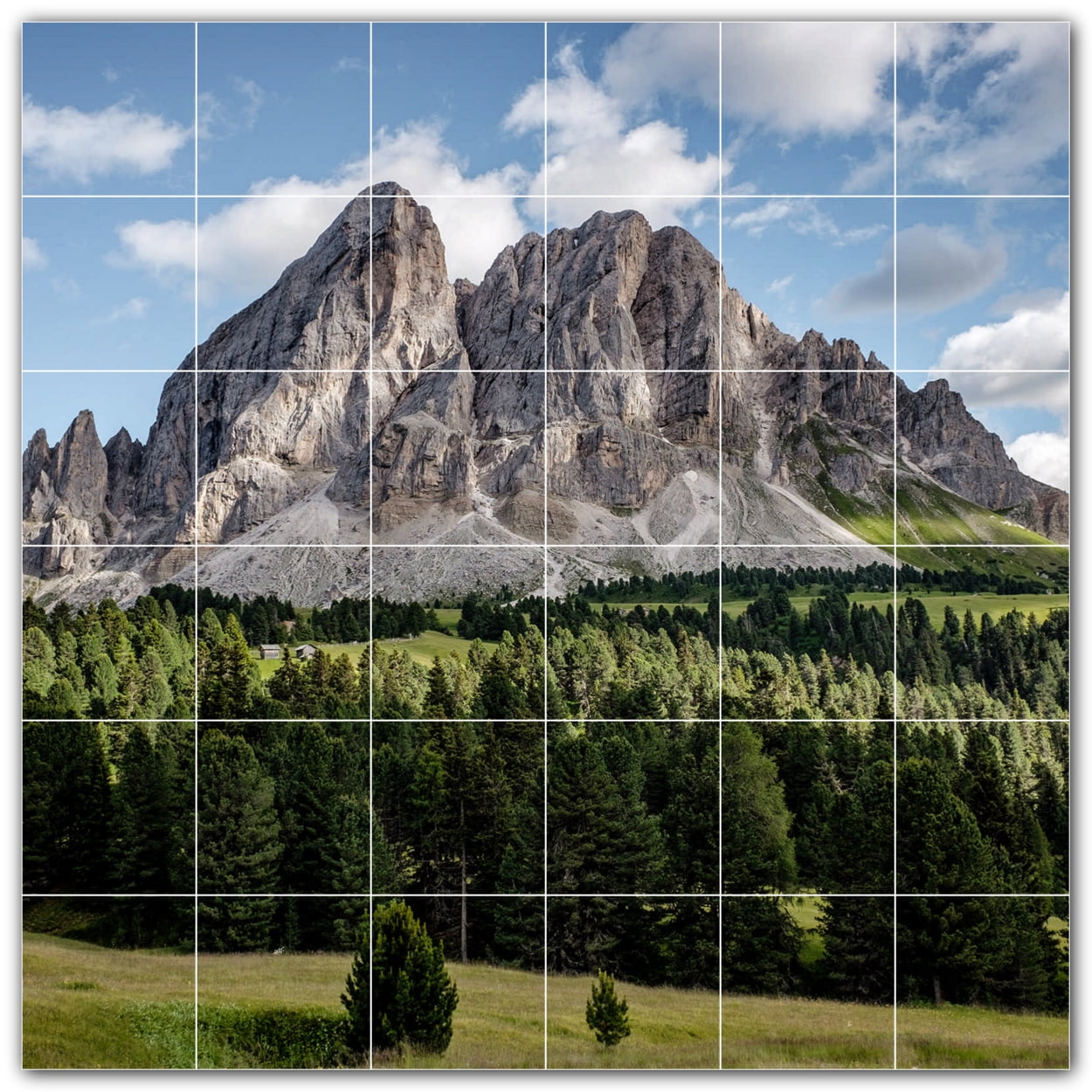 Picture-Tiles.com: Mountains Ceramic Tile Wall Mural WAL500869-66XL. 72 ...